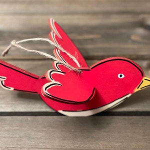 Red Bird DIY Complete Craft Kit, Art Kit, Paint Kit, Cardinal Craft for ...