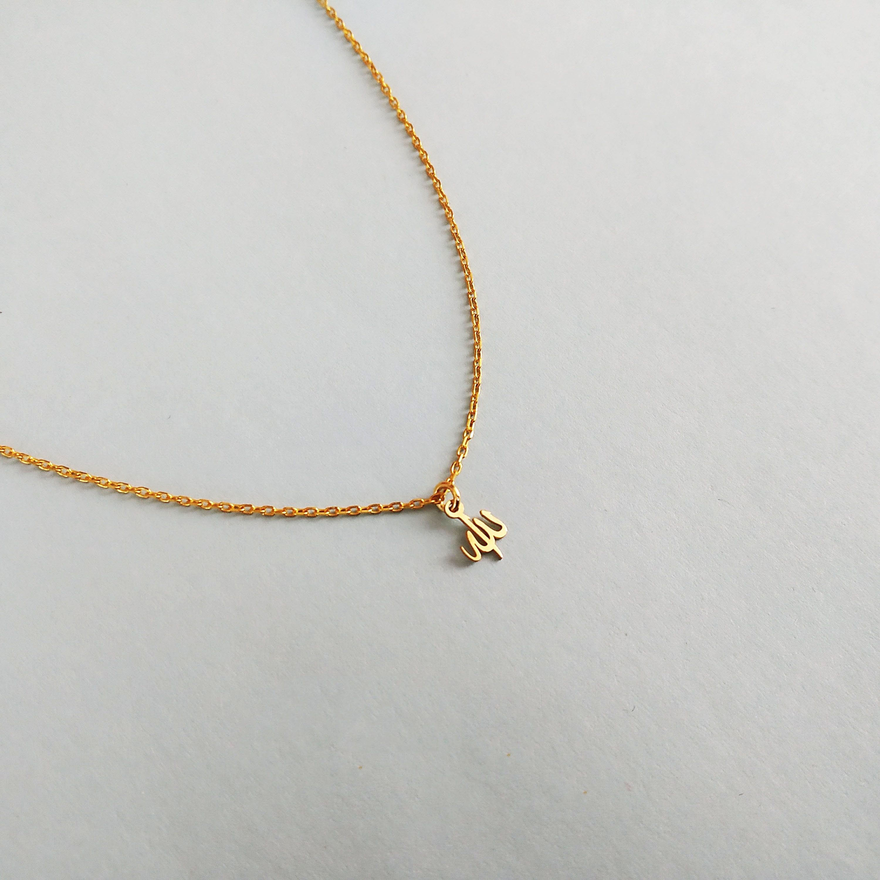 Tiny Allah Pendant Islamic Gift Muslim Necklace Dainty | Etsy