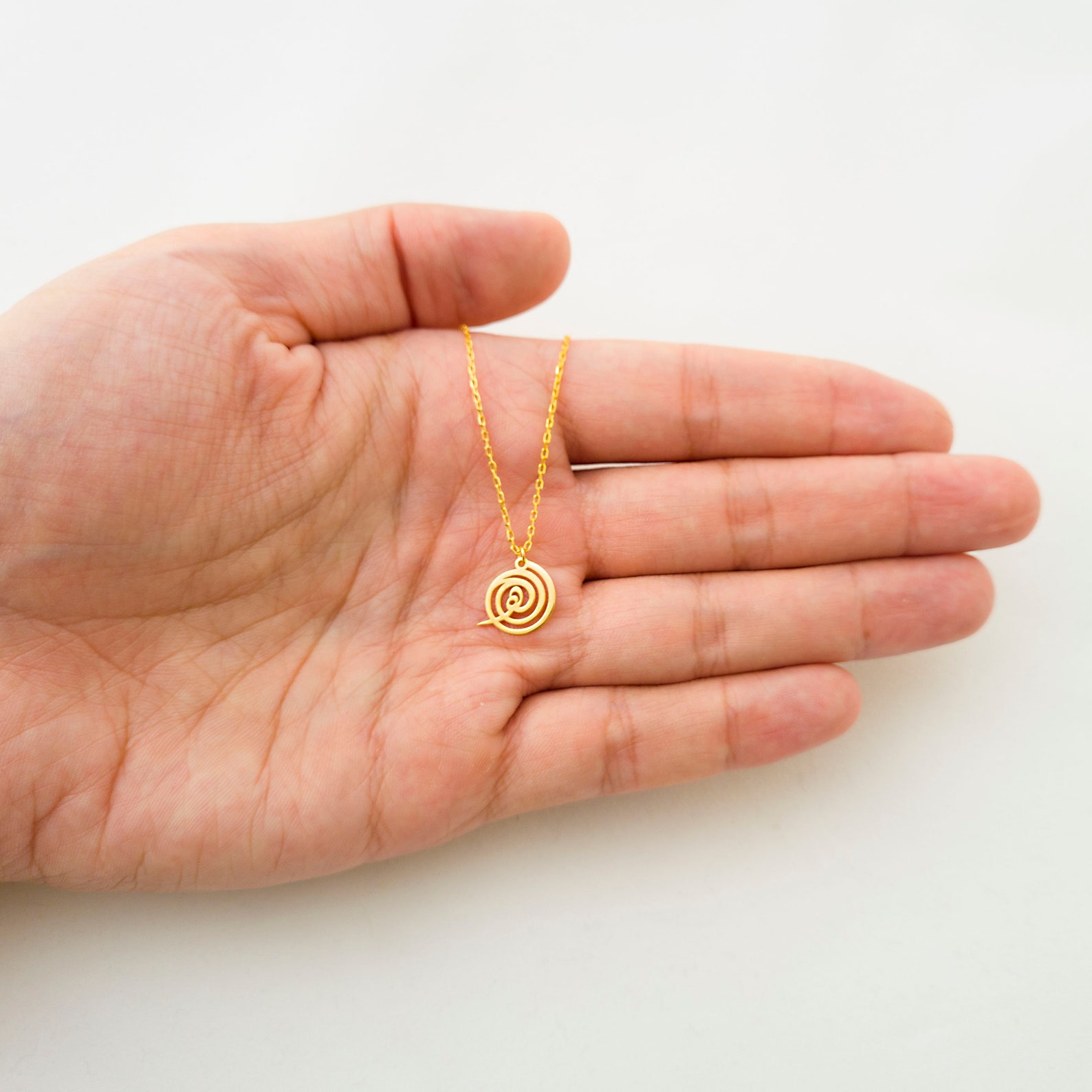 Gold Allah Necklace, 14k Solid Gold Islamic Jewelry, Dainty Allah ...
