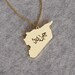 Syria Map Necklace Big Size, Syria Necklace Man and Women, Sterling ...
