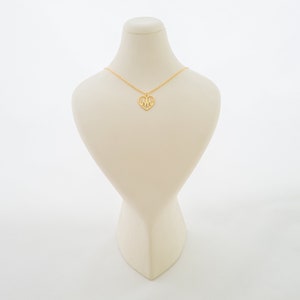 Heart Shaped Allah Necklace, Heart Beat Allah Necklace, 14k Solid Gold ...