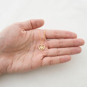 Heart Shaped Allah Necklace, Heart Beat Allah Necklace, 14k Solid Gold ...
