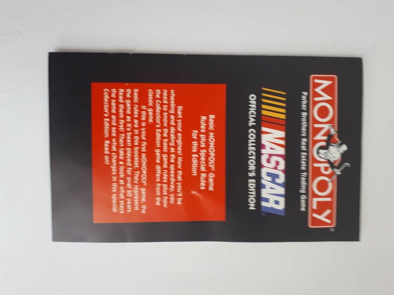 Monopoly NASCAR 50th Anniversary Collector's Edition 1998 Board Game - Etsy