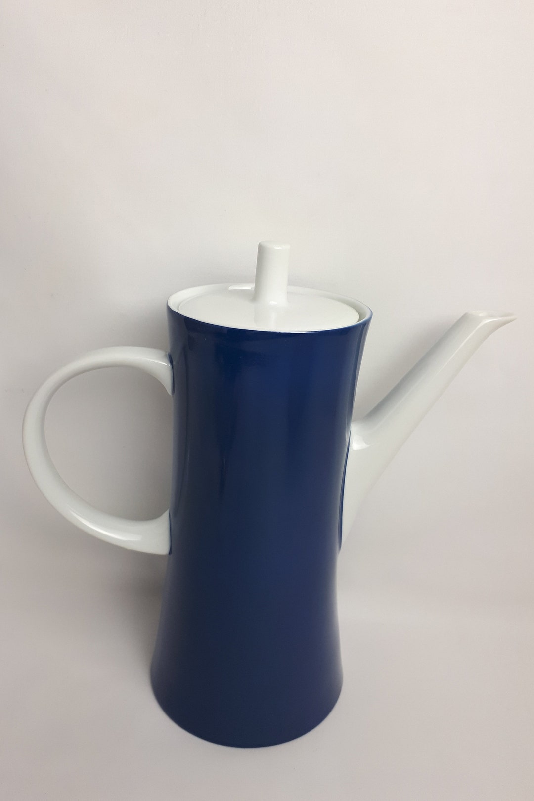 Vintage Melitta 21-100 Coffee Tea Pot Ceramic Blue - Etsy