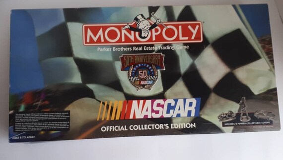 Monopoly NASCAR 50th Anniversary Collector's Edition 1998 | Etsy
