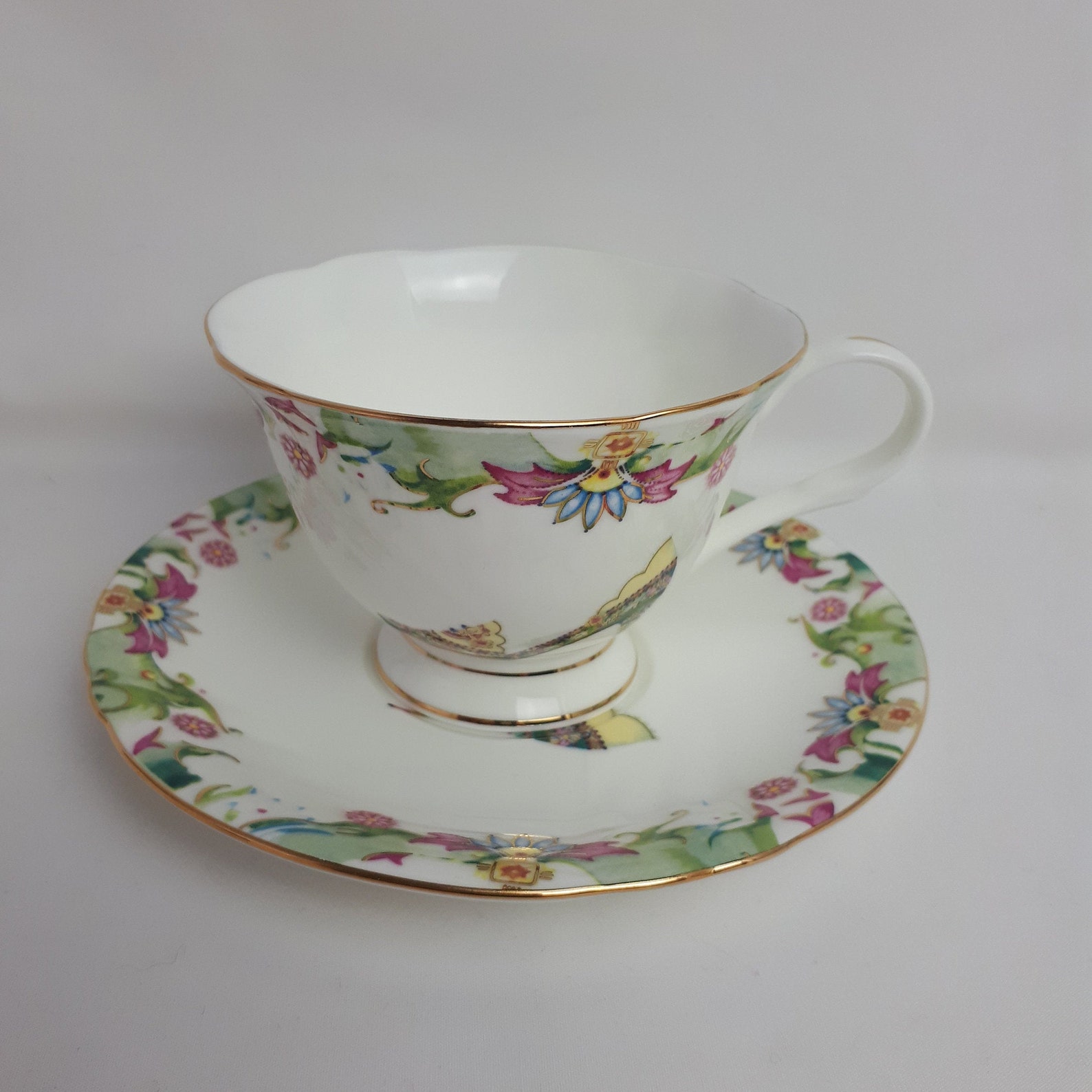 Royal Elfreda Porcelain Tea Cup Set Design by Allison L.L - Etsy UK
