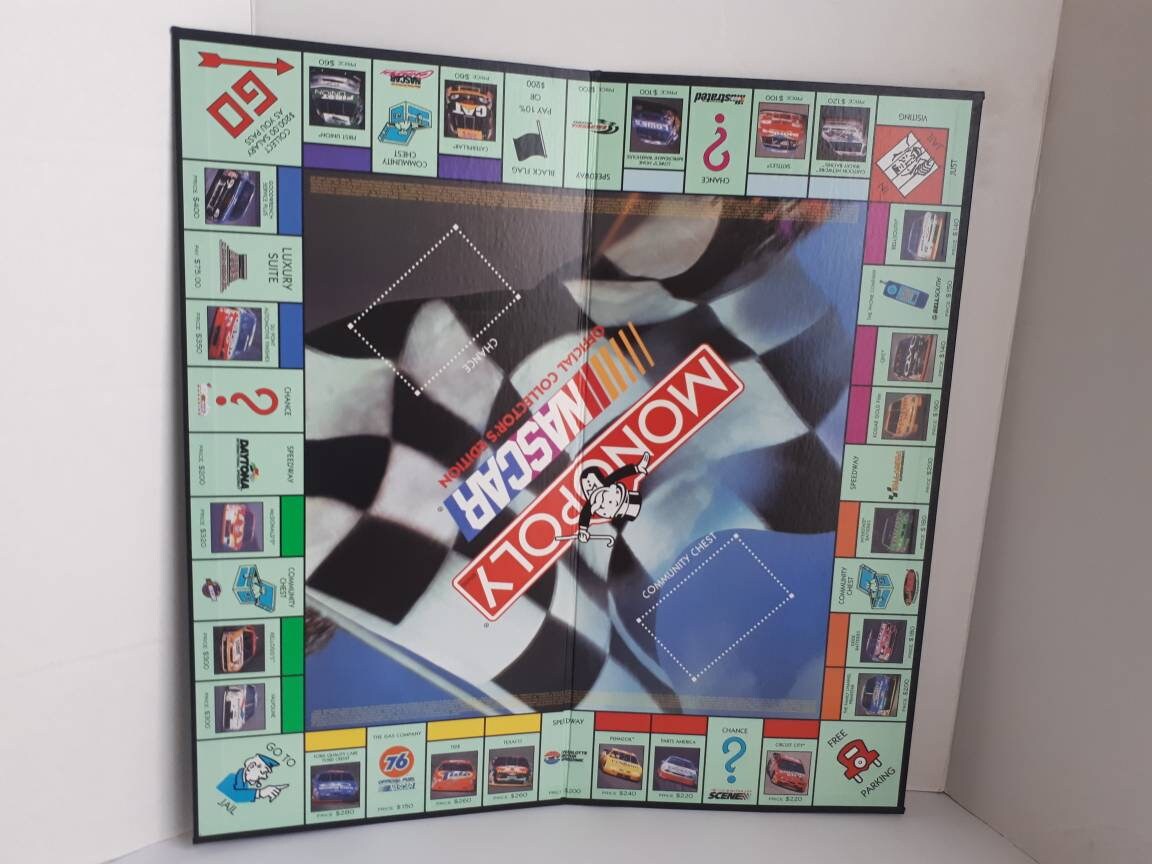 Monopoly NASCAR 50th Anniversary Collector's Edition 1998 Board Game - Etsy