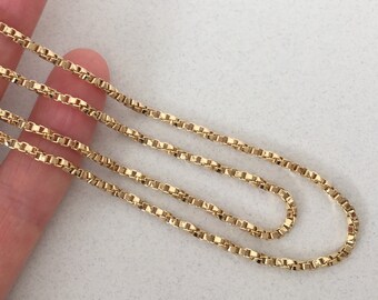 Twisted Box Chain - Etsy