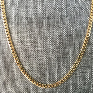 Gold Chain Necklace 20 Gold Chain Necklace 3.7 Mm - Etsy