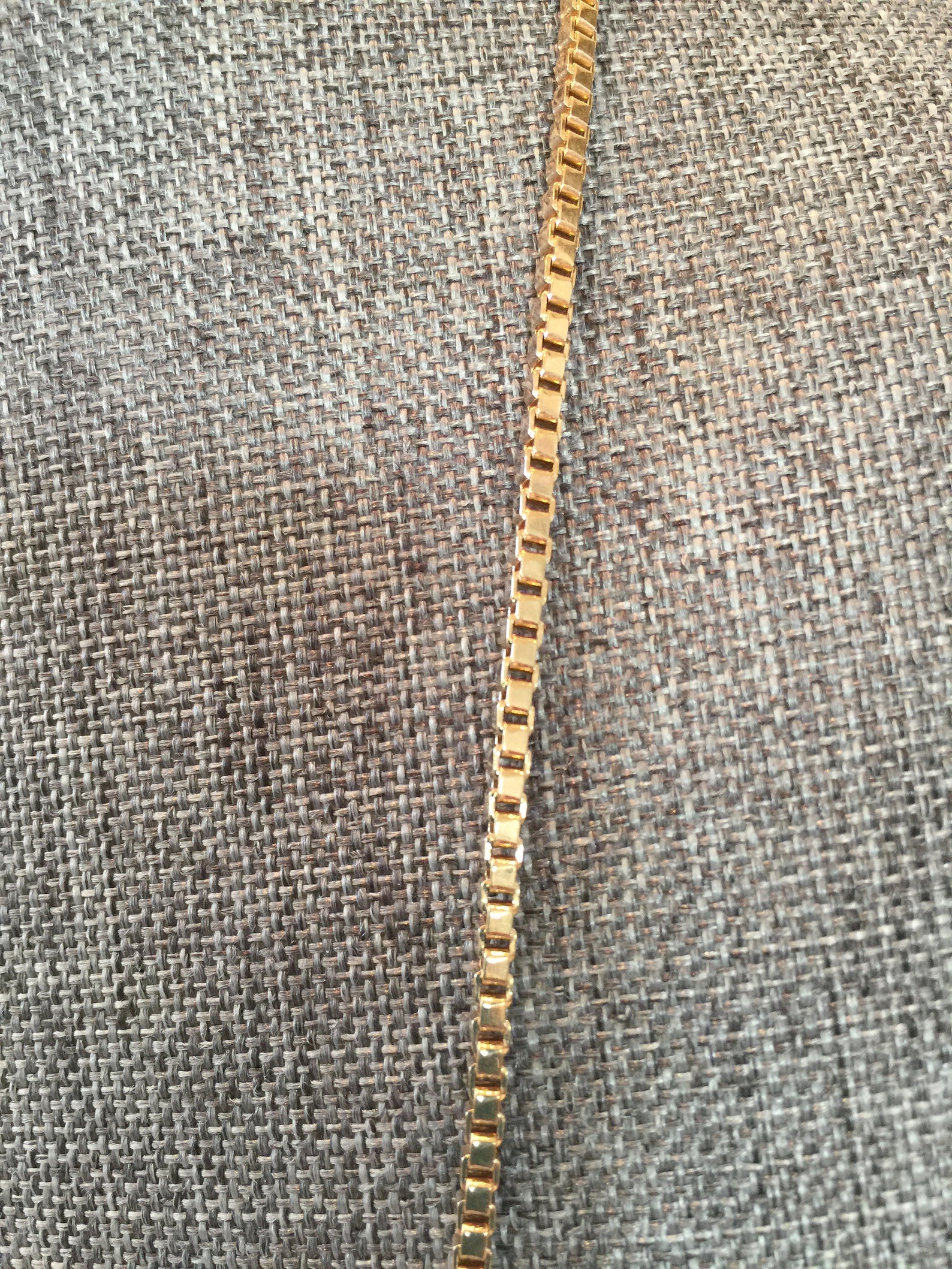 Gold Box Chain Necklace 24 Thick Gold Chain 2.2mm Box - Etsy