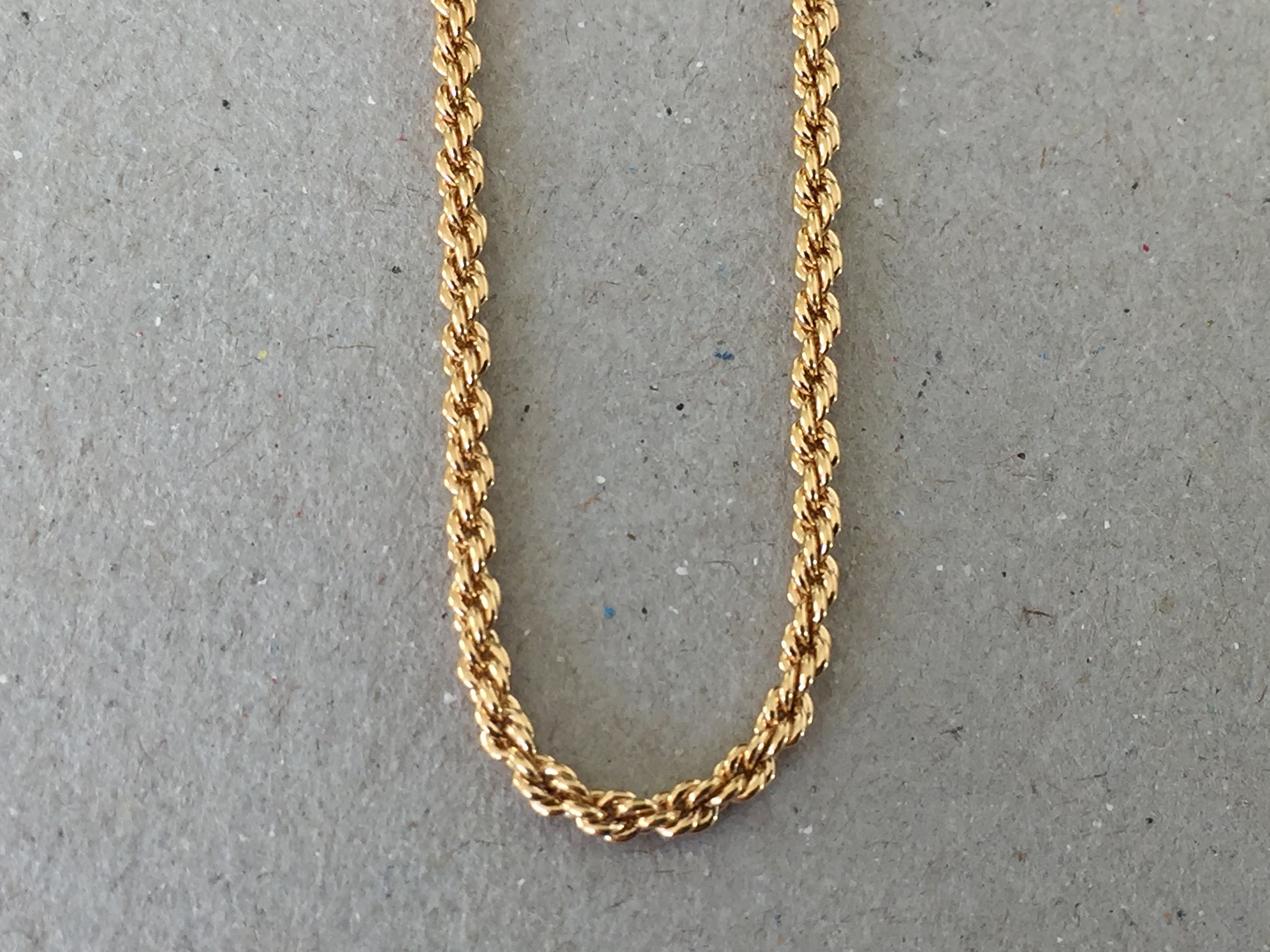 Rope Chain Necklace 22 French Rope Chain Men's - Etsy