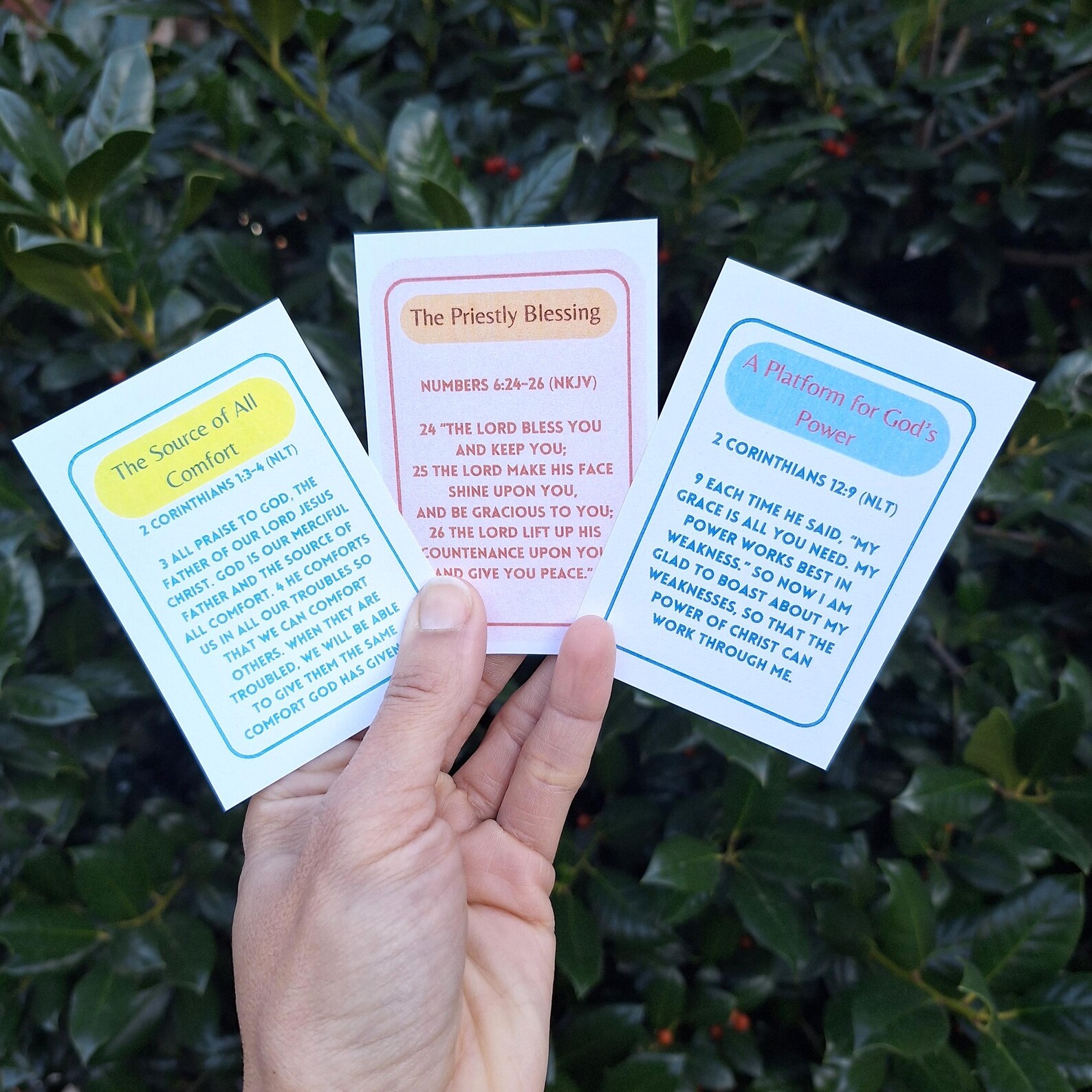 40 Printable Bible Verse Cards for Peace and Comfort From GOD - Etsy