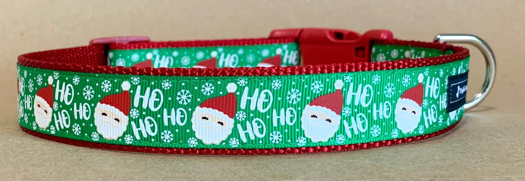Santa Claus Ho Ho Ho Dog Collar - Etsy