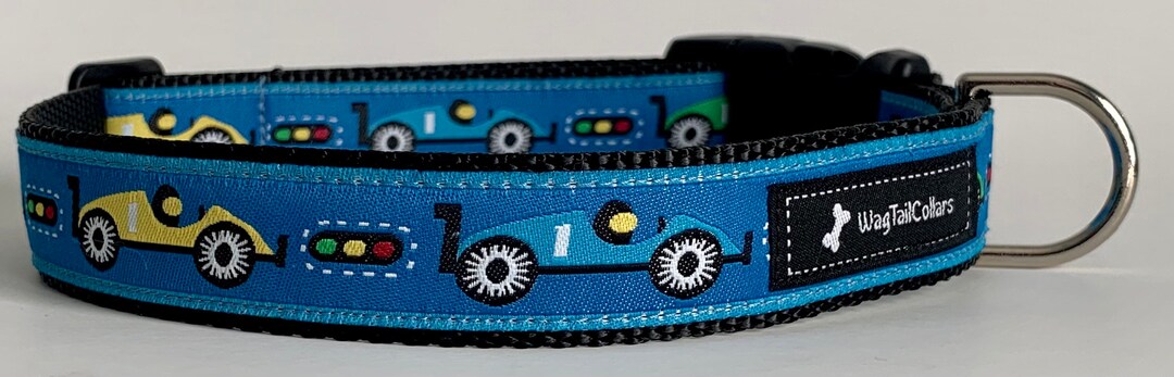 Race Car Dog Collar - Etsy