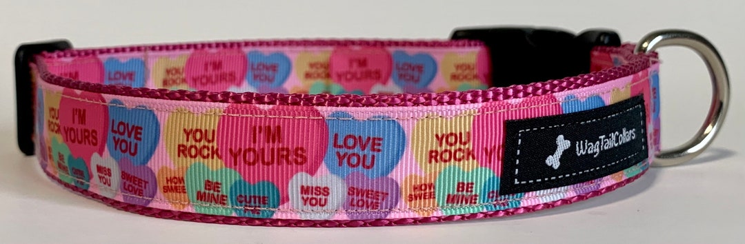 Valentine Candy Dog Collar - Etsy