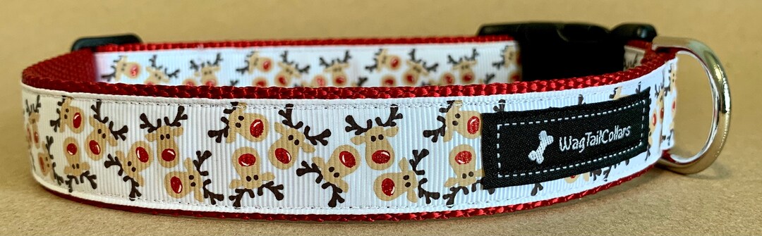 Reindeer Huddle Dog Collar - Etsy