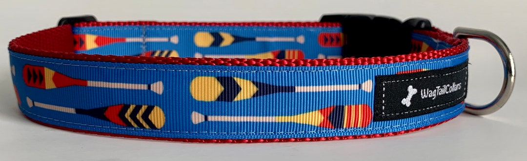 Nautical Boat Oars Dog Collar - Etsy