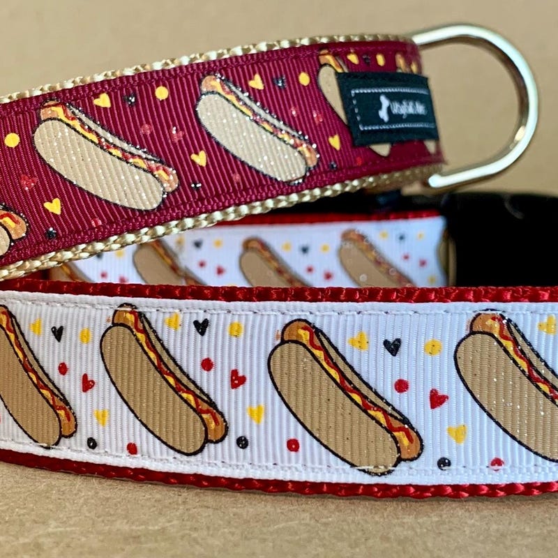 Dog Collars Hotdog - Etsy