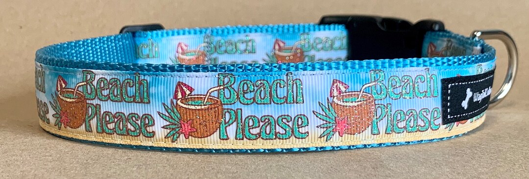 Beach House Shimmering Dog Collar - Etsy