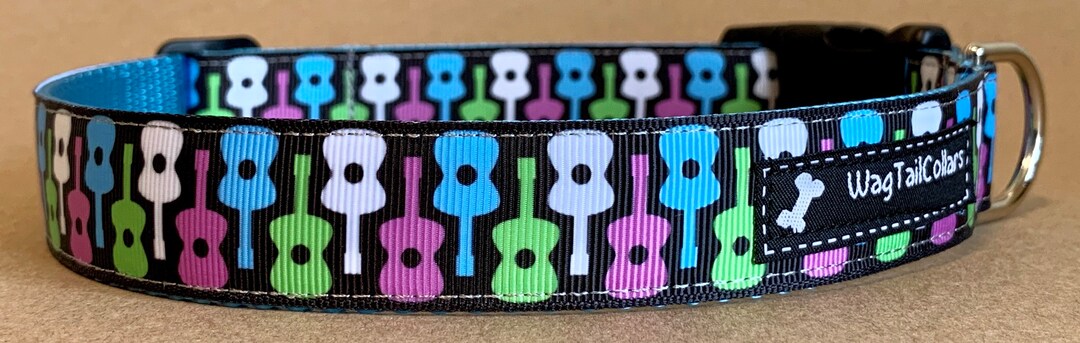 Music City Guitar Dog Collar - Etsy