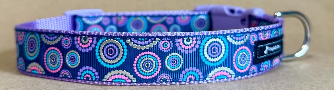 Mini Dots - Circles Dog Collar - Etsy