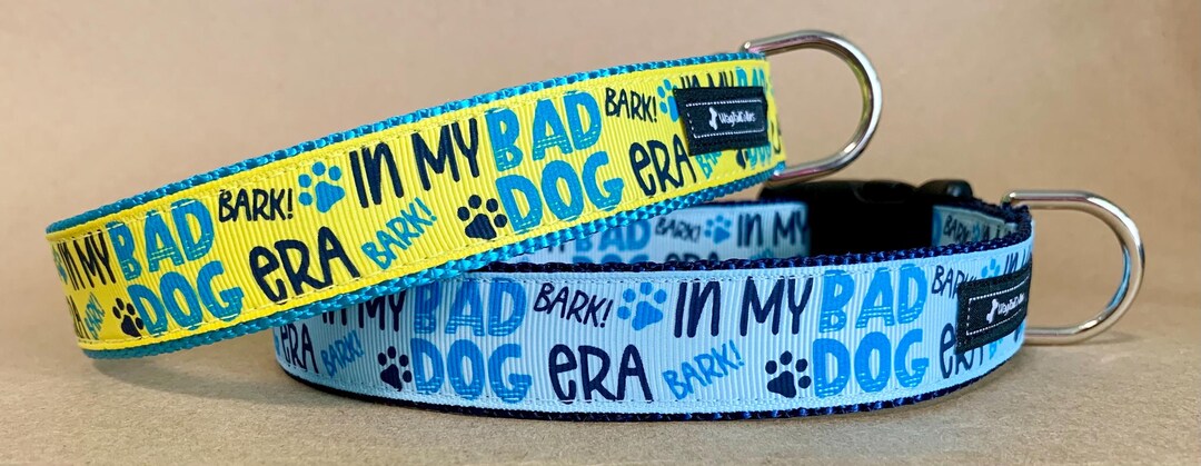 Bark in My Bad Dog Era Dog Collar - Etsy