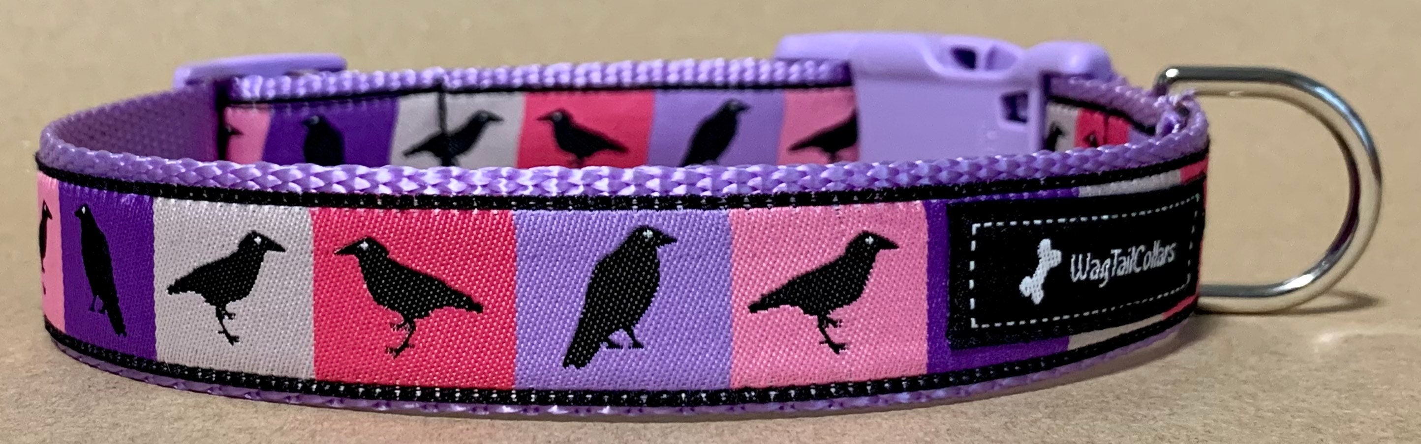Raven or Crow Dog Collar - Etsy