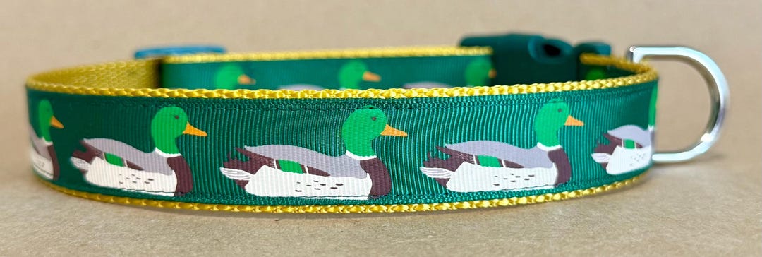 Maybeury Mallard Duck Dog Collar - Etsy