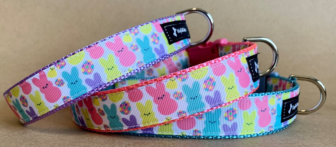Pastel Easter Bunnies Dog Collar - Etsy