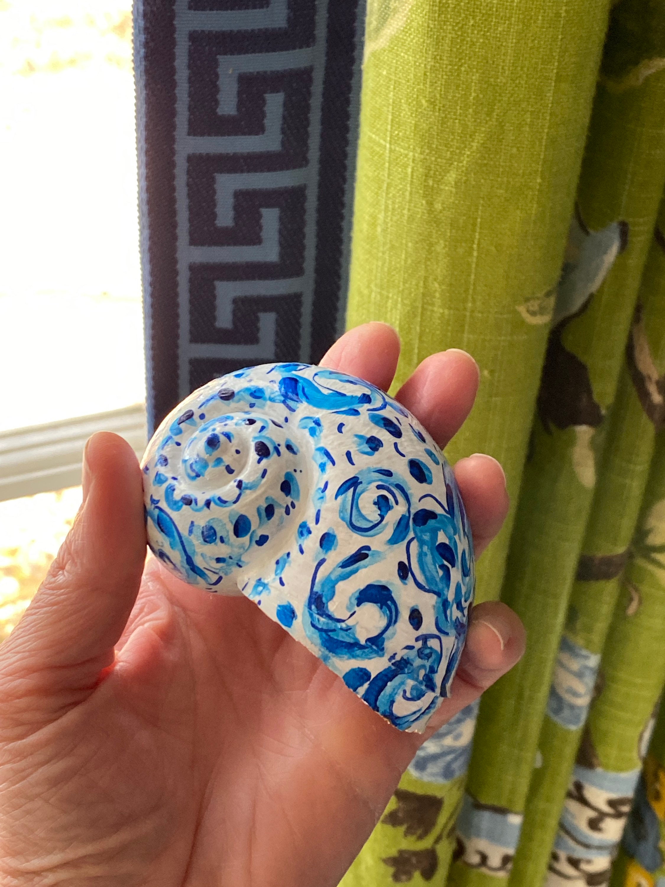 Hand Painted Giant Snail Shell - Etsy