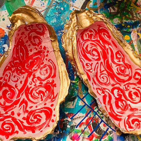 Painted Oyster Shells - Etsy