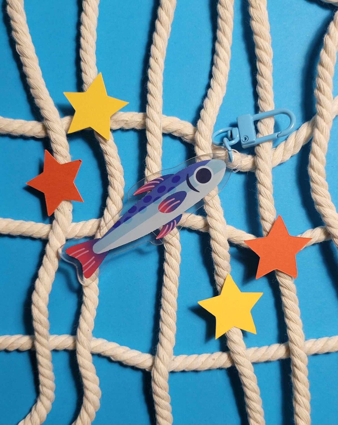 Sardine Acrylic Keychain - Etsy