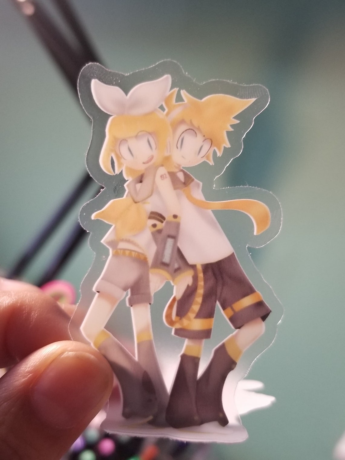 Rin and Len Kagamine Clear Sticker - Etsy