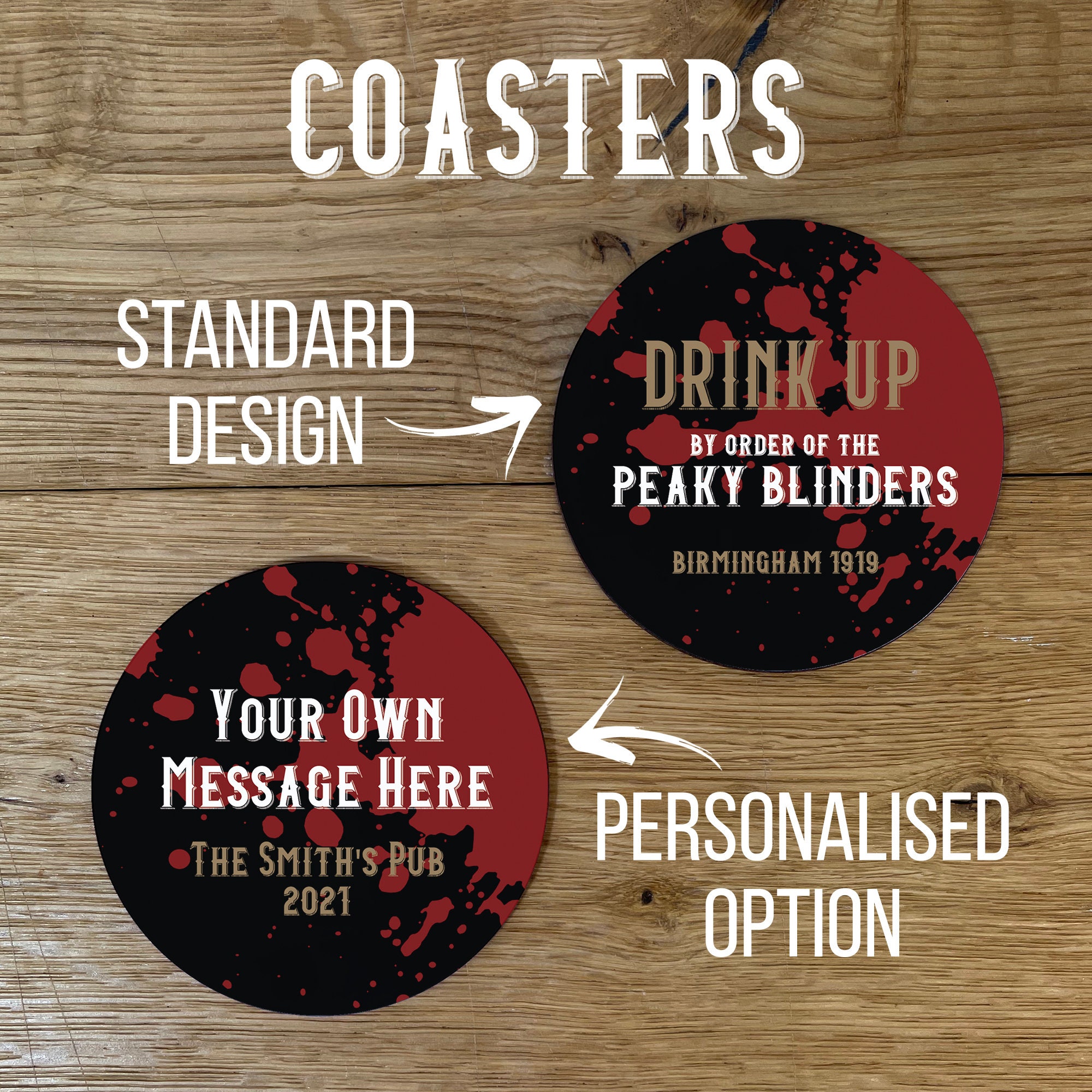 Personalised Peaky Blinders Inspired Garrison Tavern Bar Set - Etsy