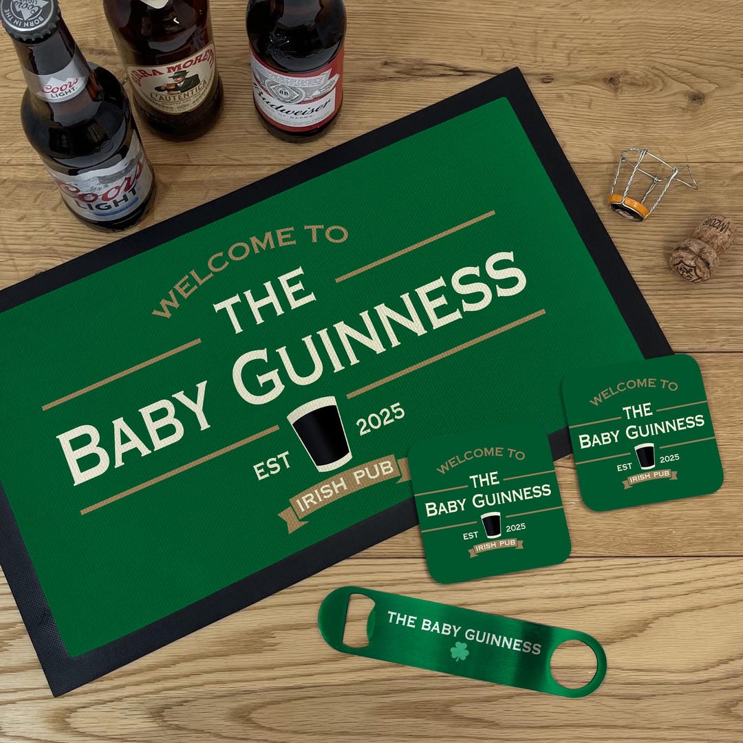 Personalised Baby Guinness – Custom Pub Gift for Guinness Lovers, Home ...