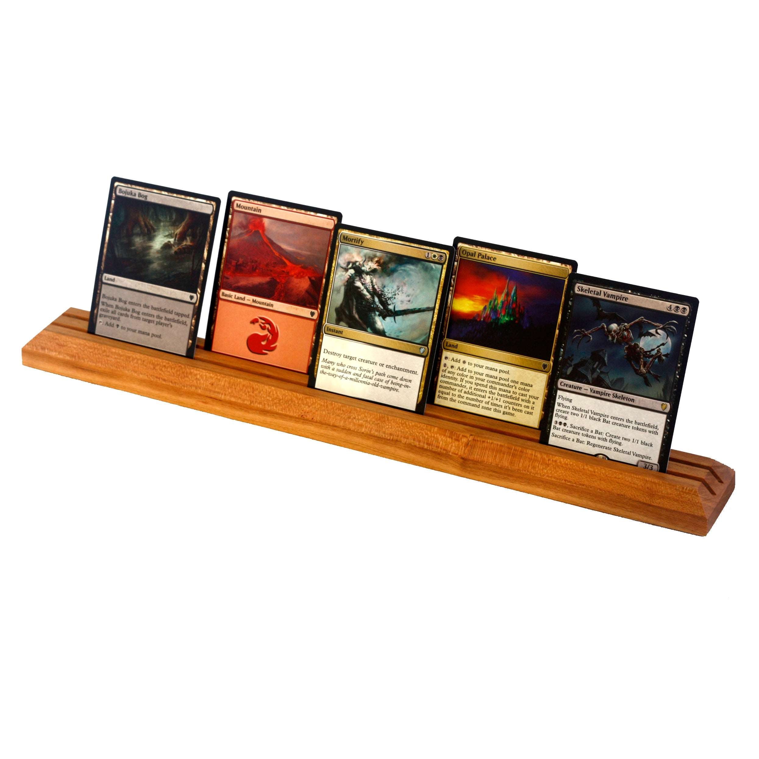 Wood Playing Card Holder 4-pack, Board Game Accessories for Wingspan ...