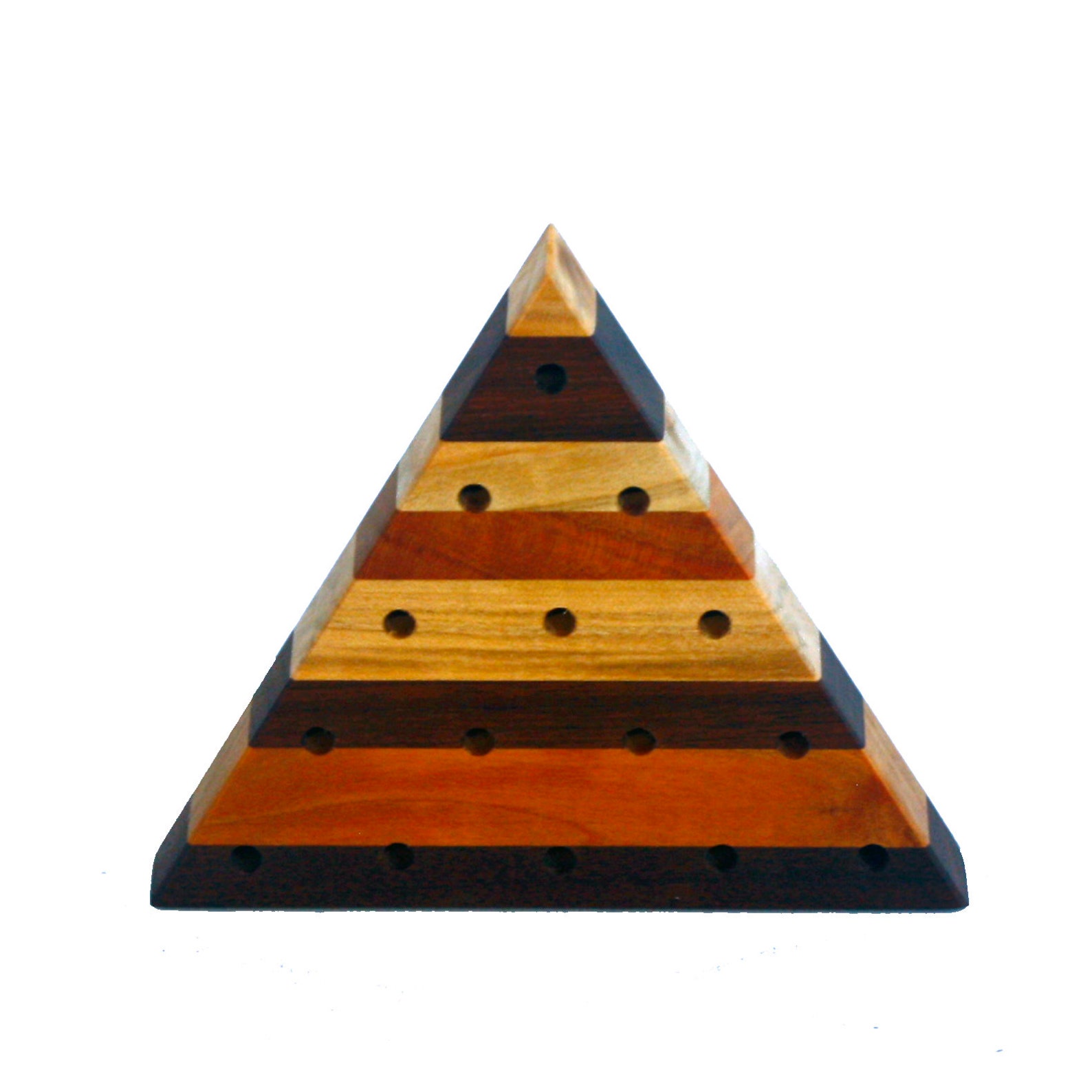 Wooden Triangle Peg Game, Minimalist Coffee Table Game, Cracker Barrel ...