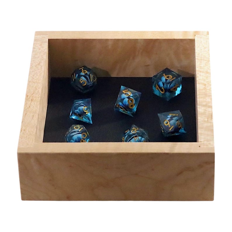 Maple Dice Tray for Dnd, Pathfinder, Shadowrun TTRPG, Bunco, Yahtzee ...