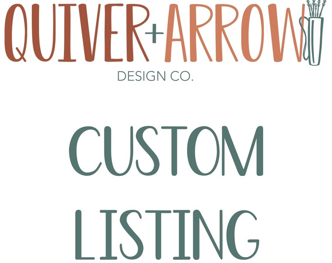 Custom Listing - Etsy