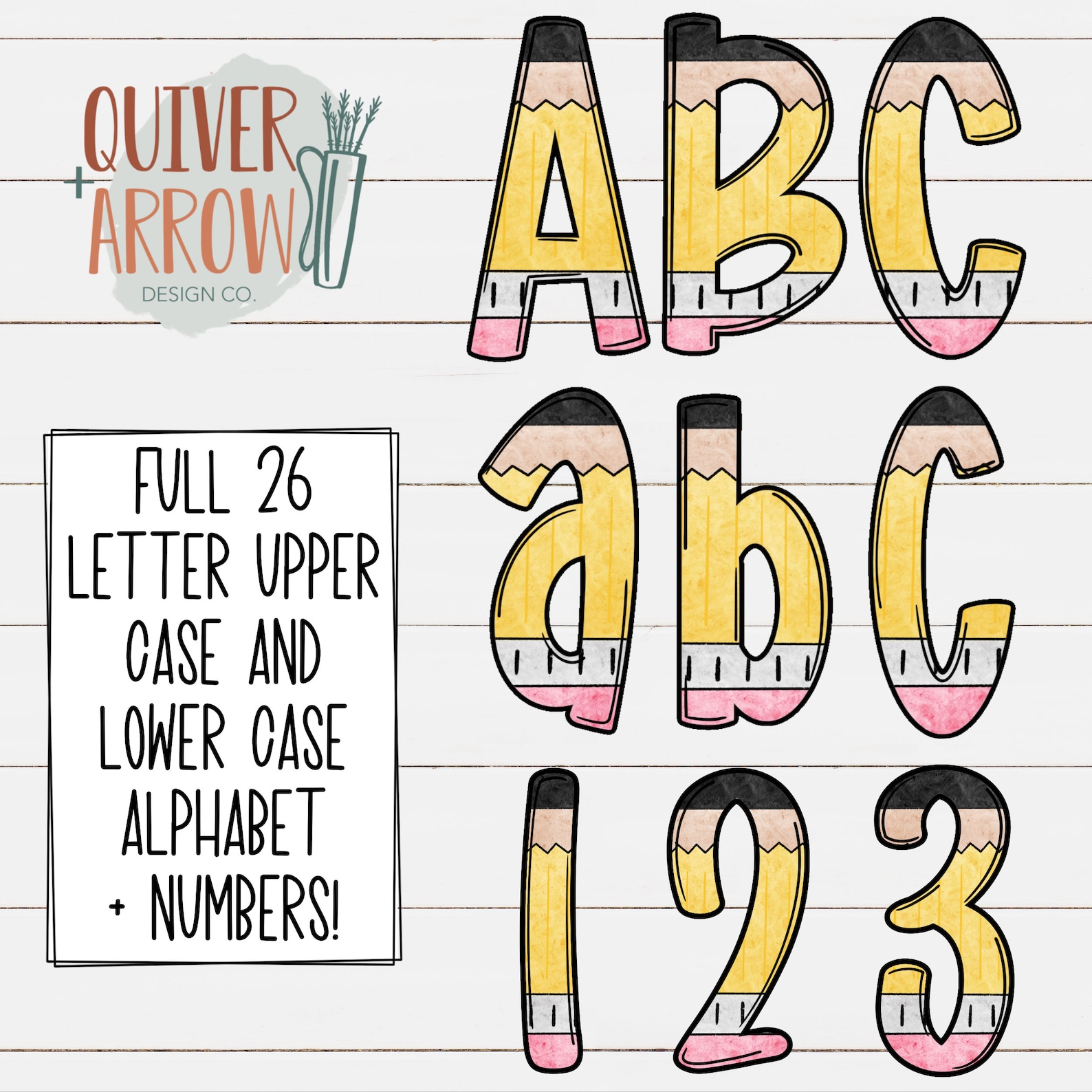 Pencil Doodle Letters Alphabet PNG Hand Drawn Upper and - Etsy