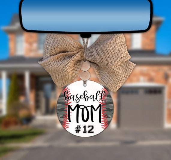 Camo Baseball Car Charm Digital Download Round Ornament | Etsy