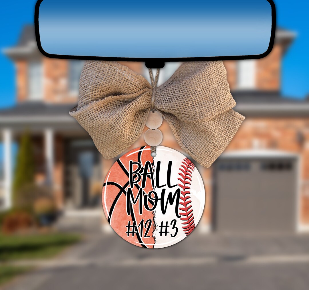 Baseball/basketball Car Charm Digital Download | Round Ornament - Etsy