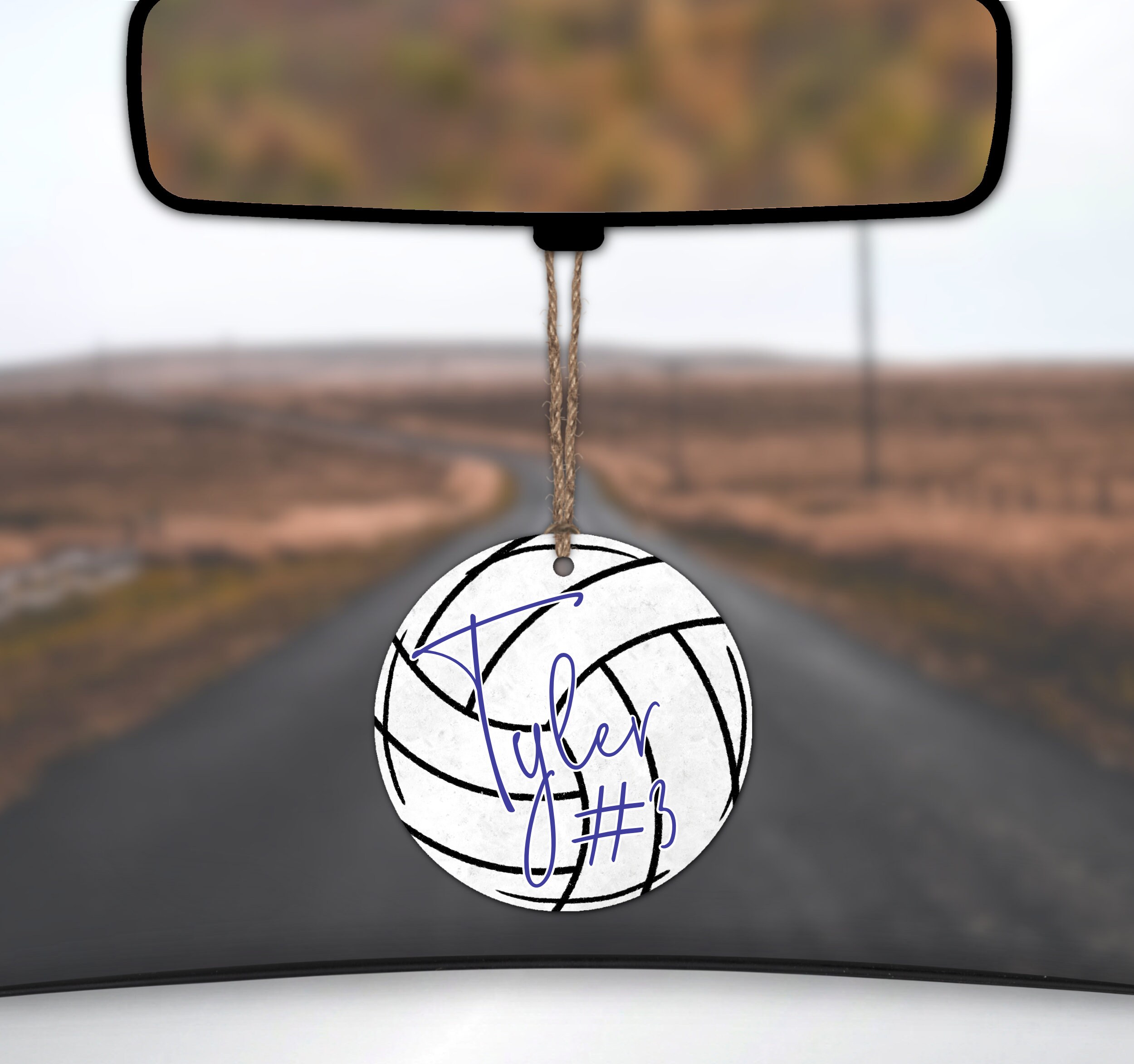 Volleyball Car Charm Digital Download | Round Ornament - Etsy