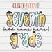 Seventh Grade PNG | School Name Digital Download | School Font - Etsy