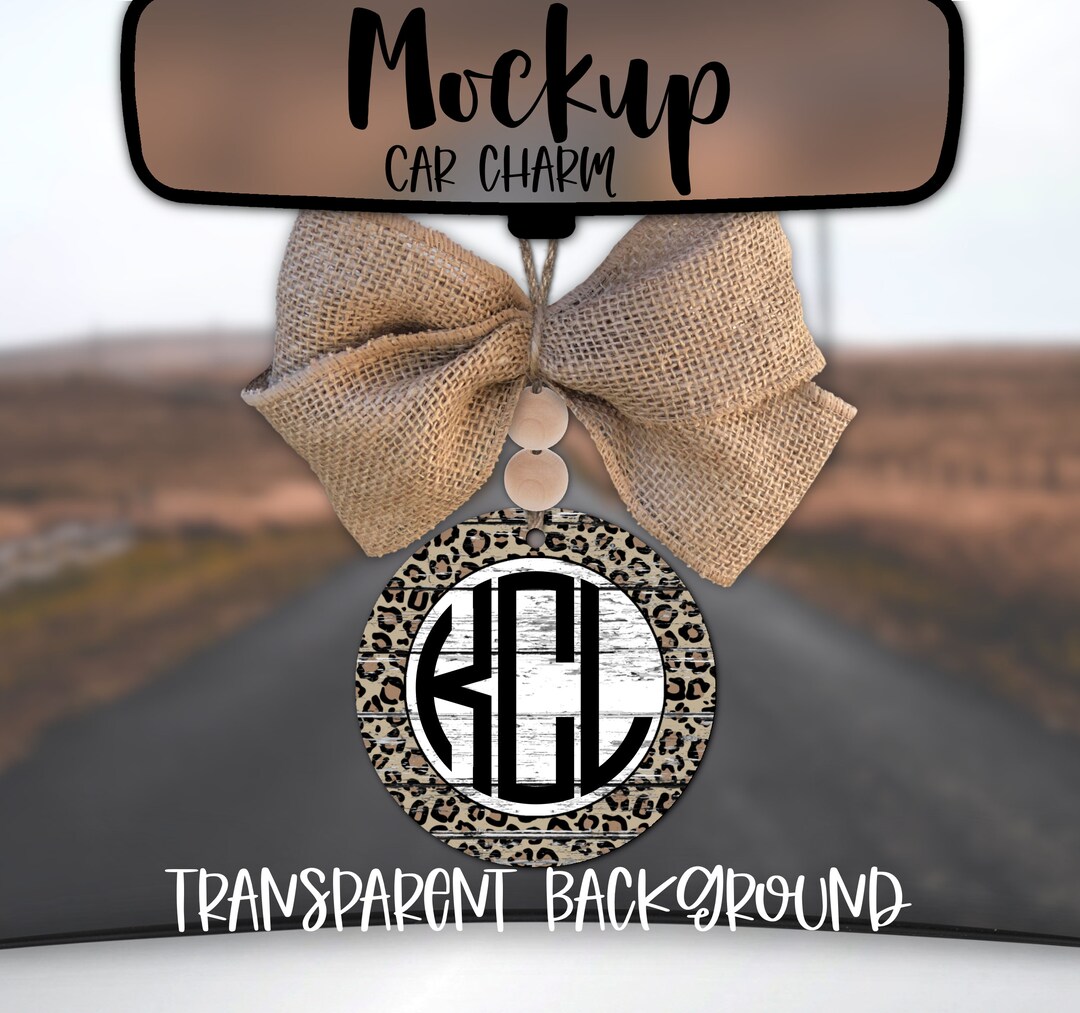 Car Charm Mock-up Digital Download | Round Ornament Sublimation - Etsy