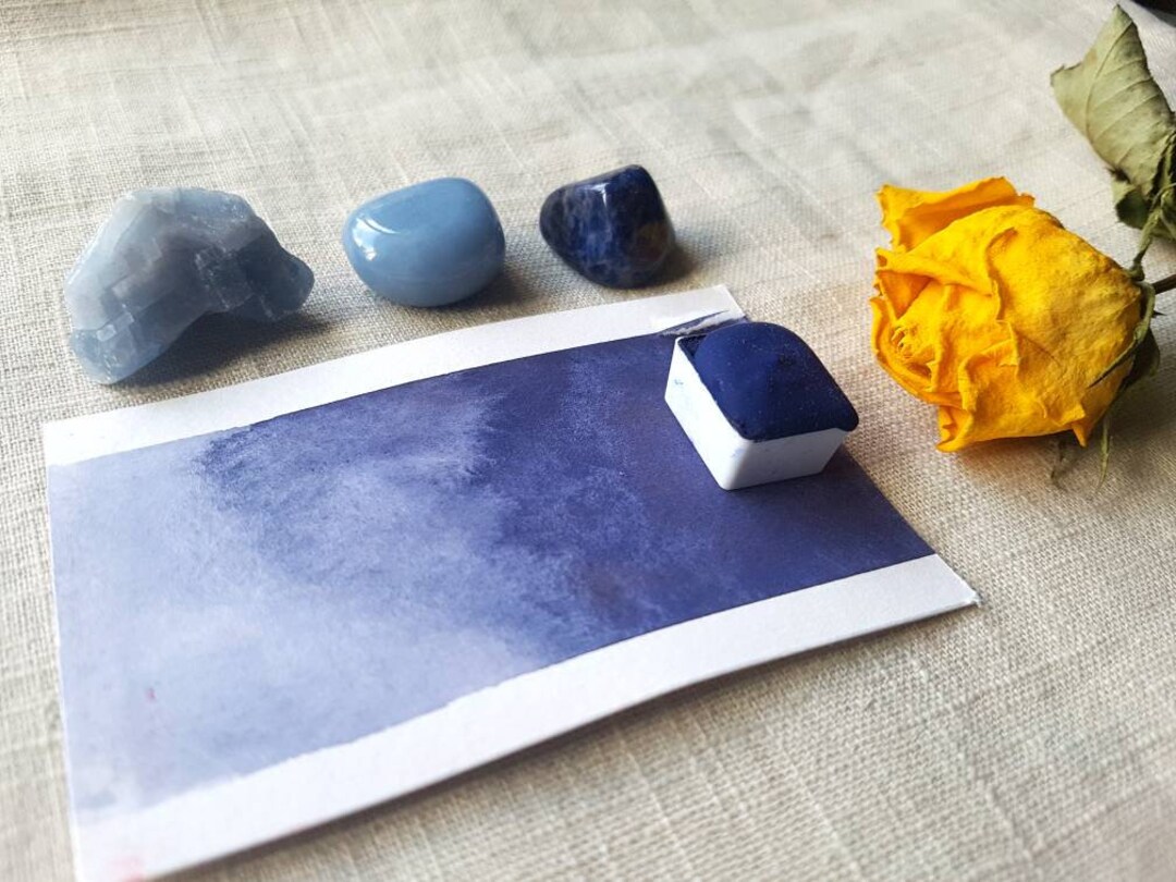 Deep Blue Single Half Pan - Etsy