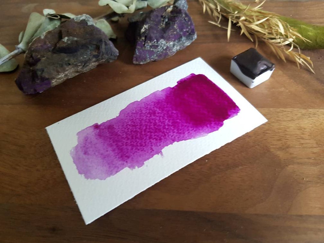 Quindo Violet - Single Pan - Handmade Watercolours - Etsy