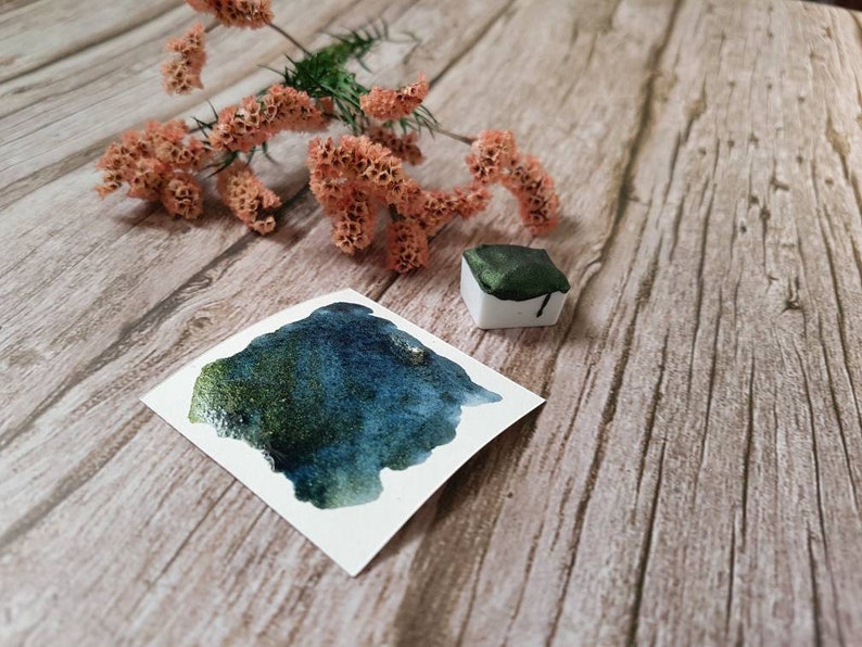 Indigo Gold Single Half Pan - Etsy