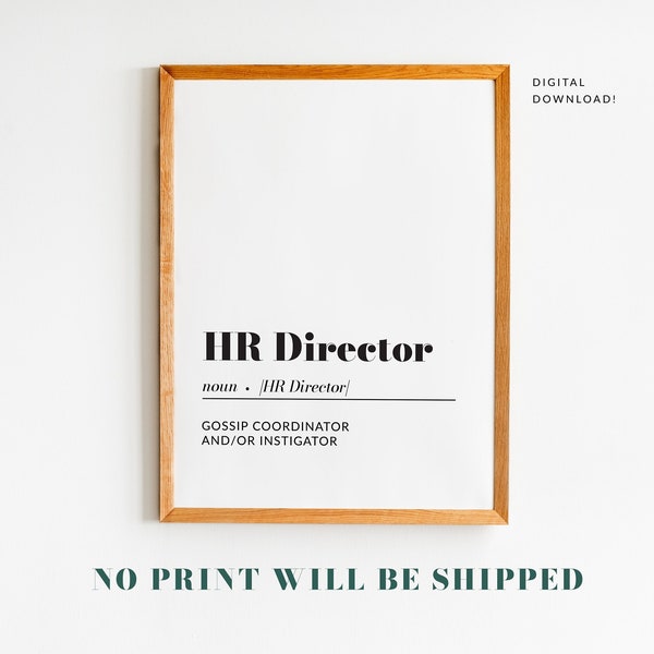 Funny Hr Definition - Etsy