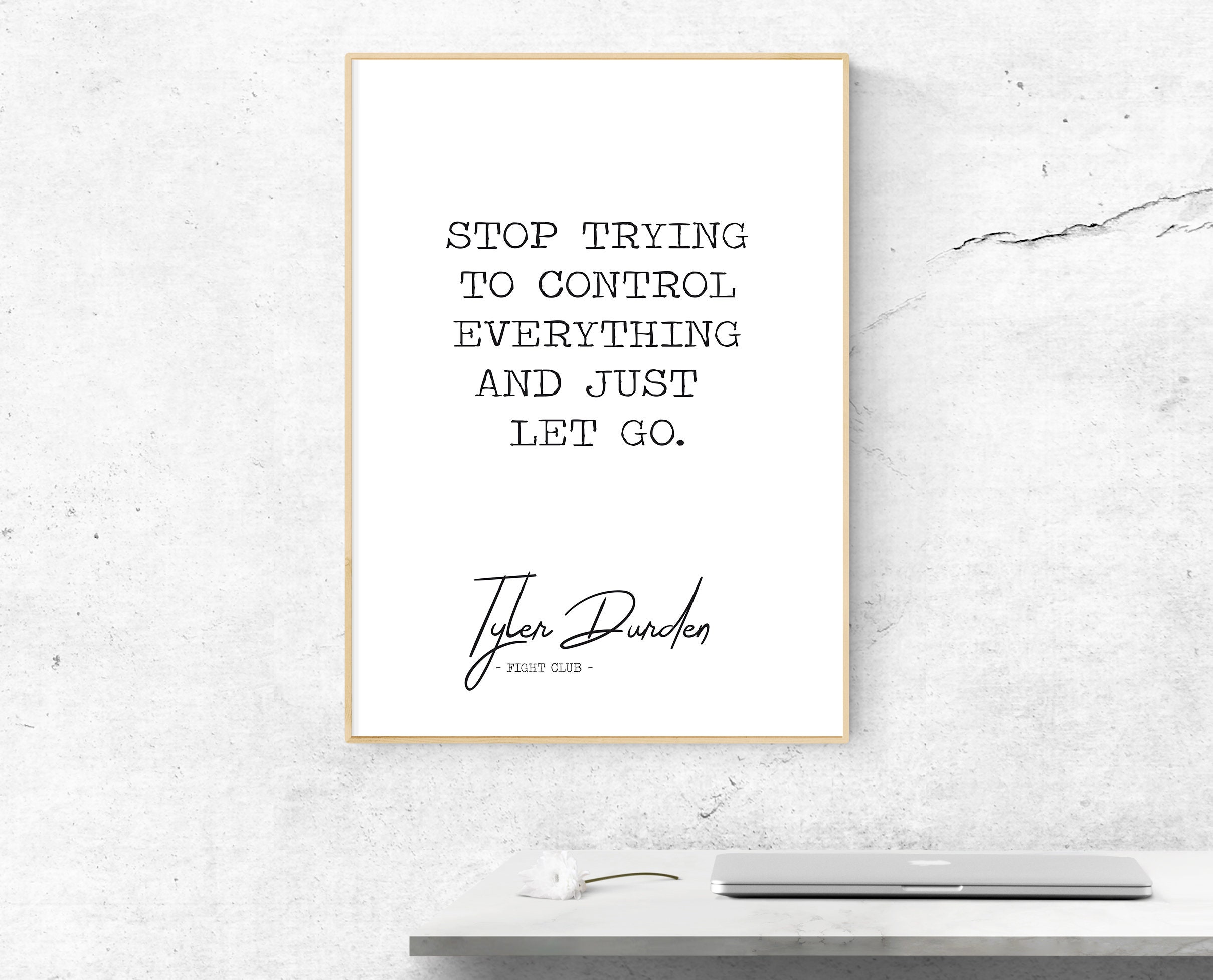 Printable Poster, Quote, ,fight Club, Printable Wall Art, Motivating ...